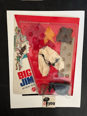 MIB MOC BIG JIM MATTEL VINTAGE ARGENTINE GAUCHO ACTION SETS # 7399 ...