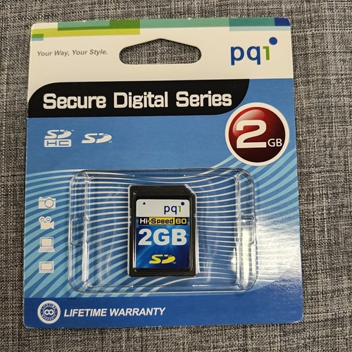 PQ1 Secure Digital Series 2GB Memory Card SD HC New In Box, As-Is* | eBay