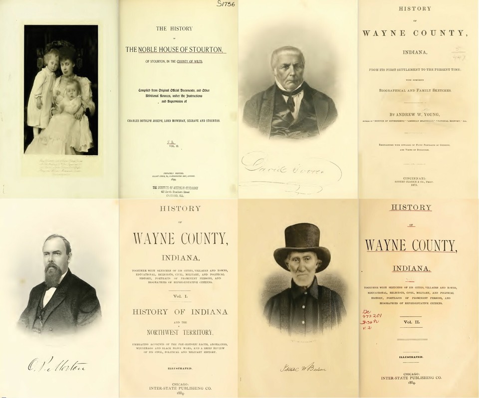 106 Old Rare Books on Indiana History Genealogy Ancestry Records Vol.2 ...