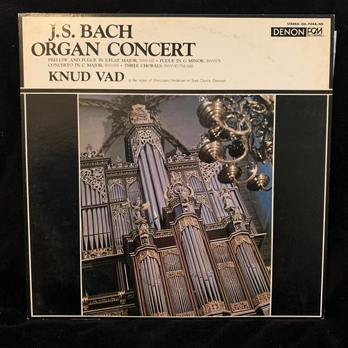 BACH Organ Concert - KNUD VAD - DENON ST LP JAPAN | eBay