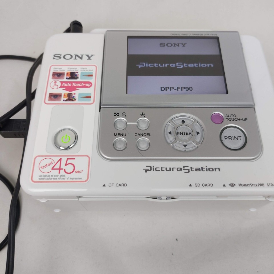Sony Picture Station Digital Photo Printer DPP FP95 Tested Working ...