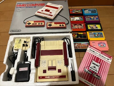 Nintendo Famicom Console with BOX and Manual, 10 Games 0609 | eBay