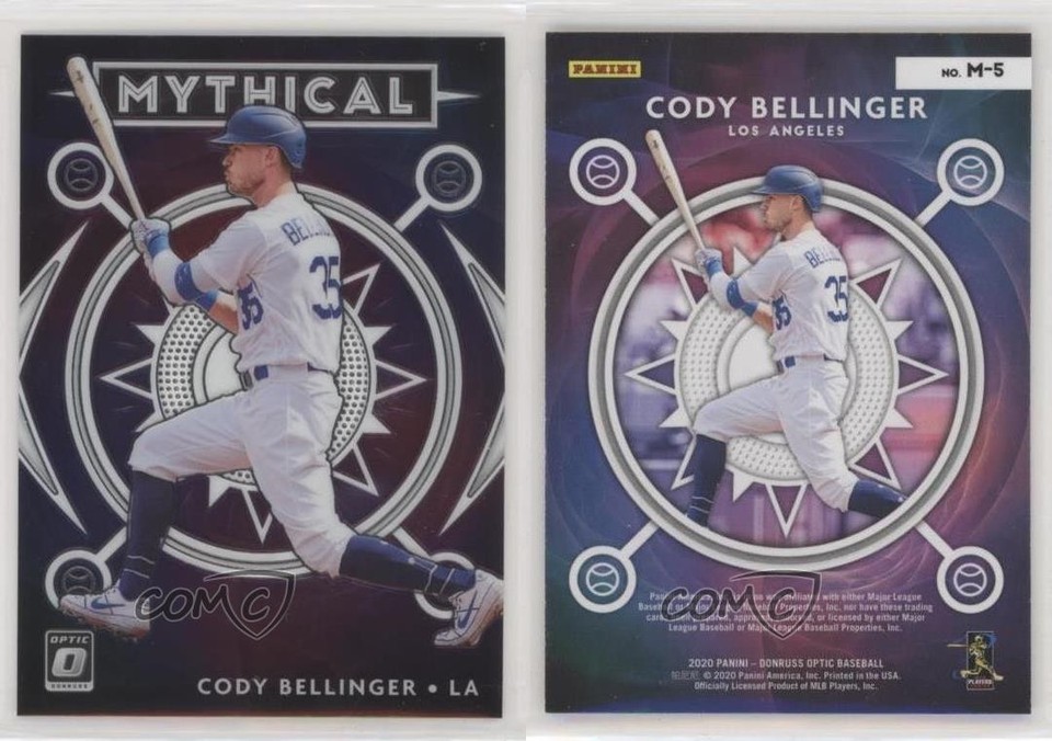 2020 Panini Donruss Optic Mythical Cody Bellinger #M-5 05r7 | eBay
