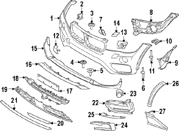 BMW 51117319768 GENUINE OEM LOWER GRILLE | eBay