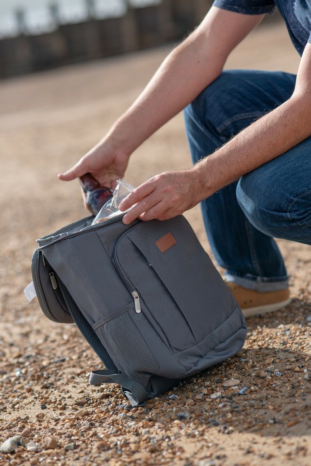 Insulated Cooler Backpack 30L Large Bag Cool Box Picnic Thermal Camping ...