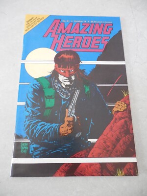 AMAZING HEROES #81, 1985, SCOUT COVER ART BY TIM TRUMAN, ATLAS COMICS ...