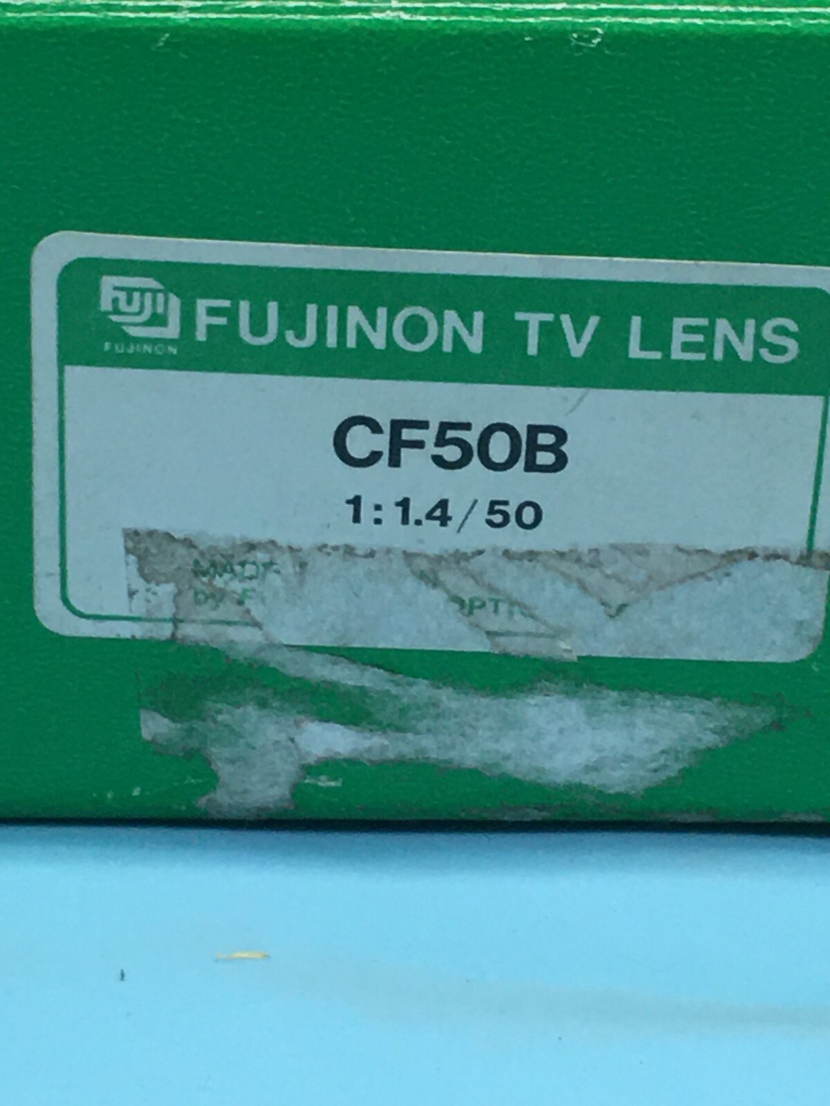 Fujinon CF50B Machine Vision Lens 50mm Focal Length 1 1.4 Aperture C ...