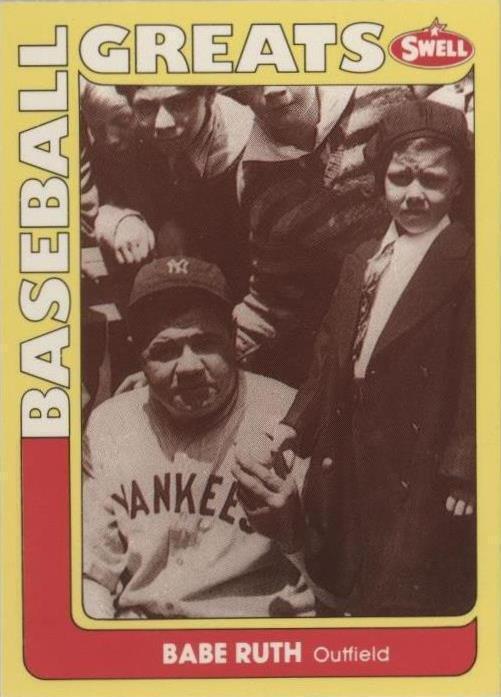 1991 Swell Baseball Greats - Babe Ruth #124 for sale online | eBay