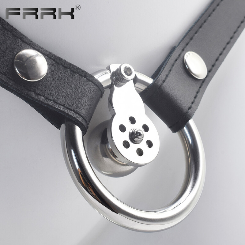 Inverted Men Chastity Cage Plug with 22mm Solid Metal Ball Sissy ...