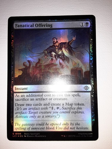 MTG Magic The Gathering: Fanatical Offering |The Lost Caverns | 0105 ...