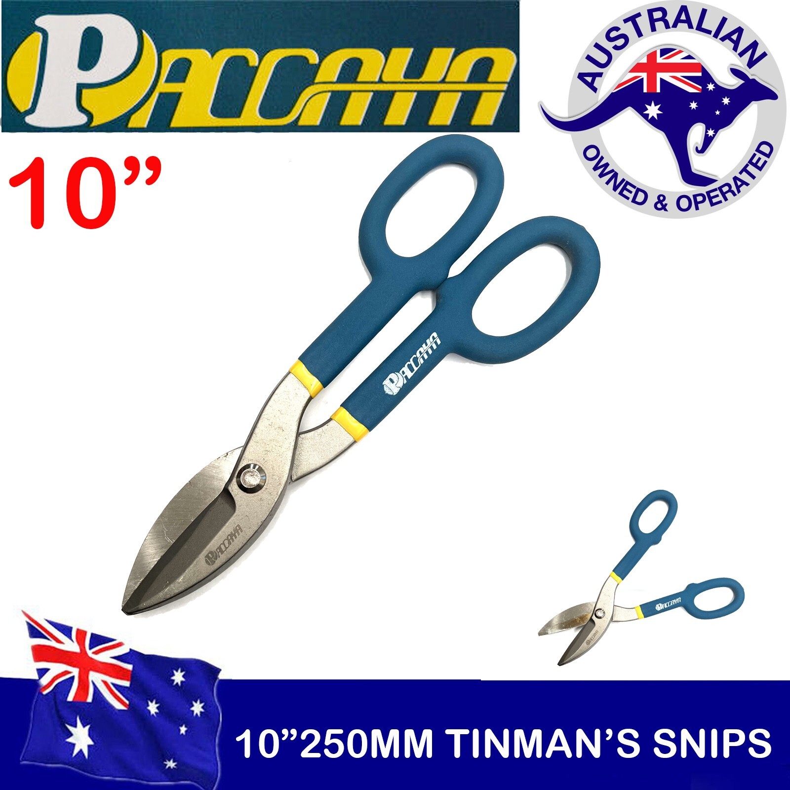 250mm 10'' Tin Snips Steel Scissors Tinman's Snips Tinmans Snip Tinman ...