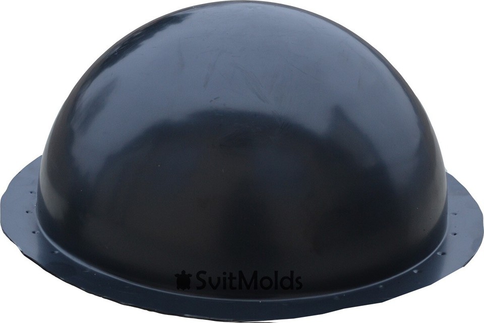 Ball Sphere Mold Concrete Cement Orb Atlas Stone Set 2 pcs 11.8'' Dia ...