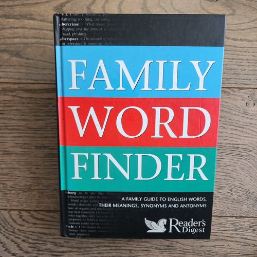 Family Word Finder Readers Digest English Words Meanings Synonyms ...