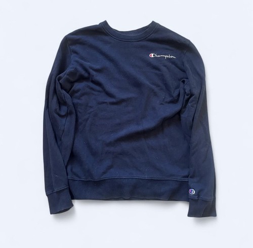 Champion Navy Blue Crewneck Sweatshirt Men’s M | eBay