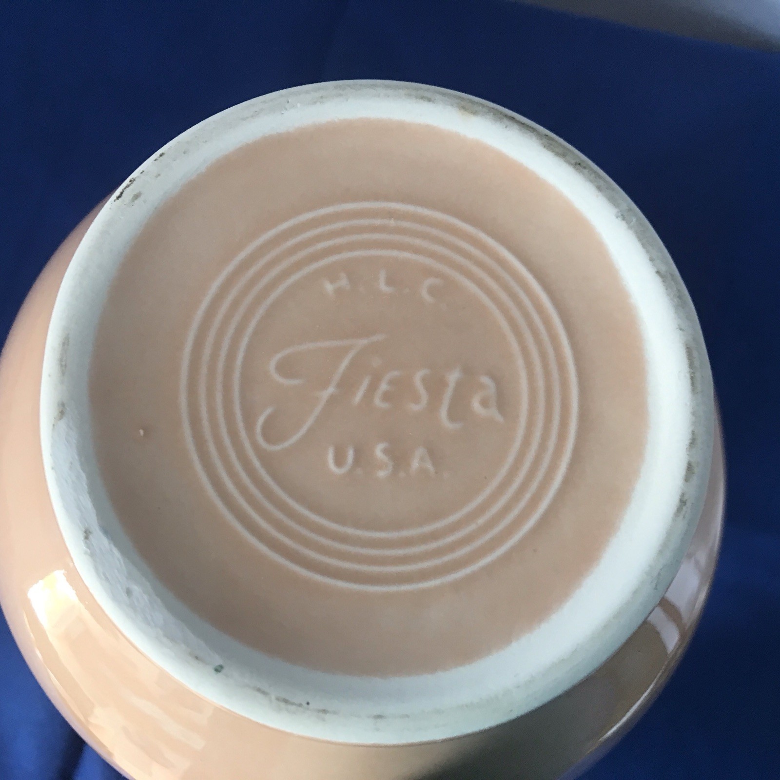 Vintage Fiestaware HLC Fiesta Apricot Water Jug Carafe | eBay