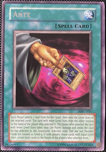 Ante MFC-034 Magician's Force-Unlimited Edition - Yugioh Card | eBay