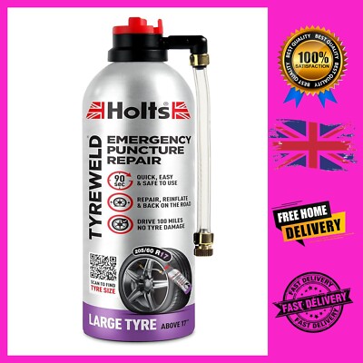 Holts Tyreweld Puncture Sealant 500Ml, Emergency Tyre Repair Foam, Car ...