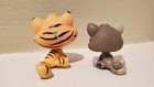 Authentic LPS Littlest Pet Shop Grey Kitten #1607 Tiger Cat #1608 ...