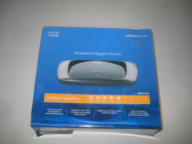 LINKSYS CISCO WRT310N 6.75 MBPS 4-PORT GIGABIT WiFi WIRELESS N ROUTER ...