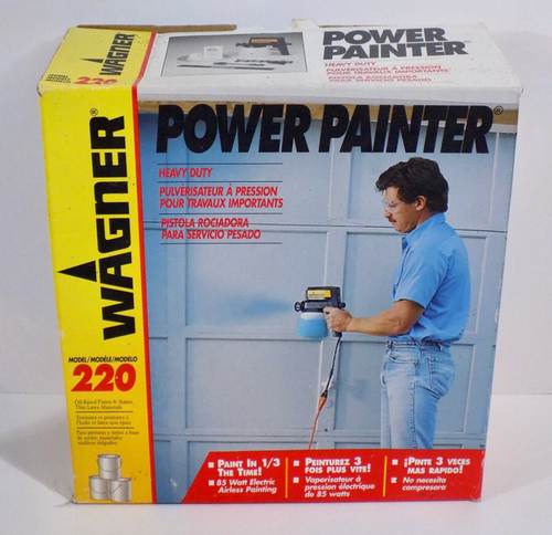 Wagner Power Painter Sprayer Model 220 Kit Heavy Duty 24964800025| eBay