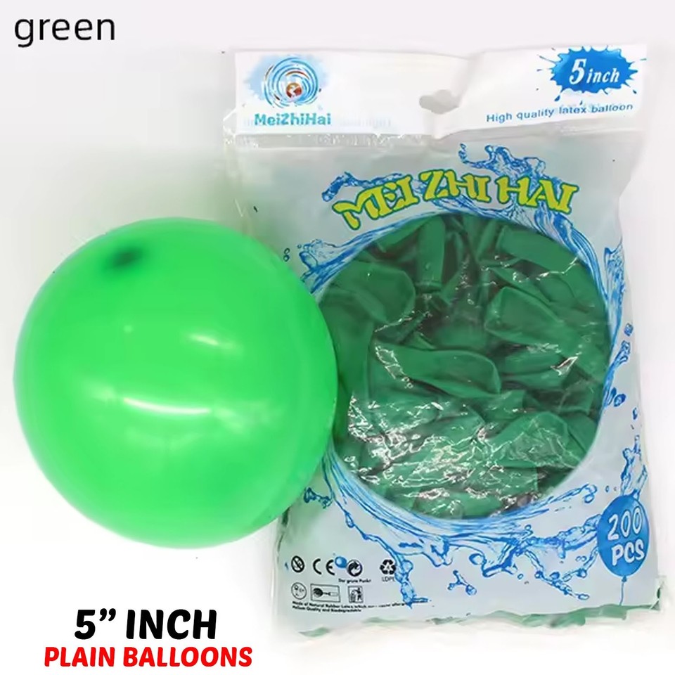 5" inch small latex balloons WHOLESALE party birthday 100 PCS wedding ...