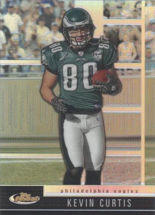 2008 Topps Finest - Kevin Curtis #80 Black Refractor/X-Fractor /99 for ...