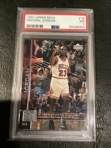 Michael Jordan 1997 Upper Deck #18 Game Dated Price Guide - Sports Card ...