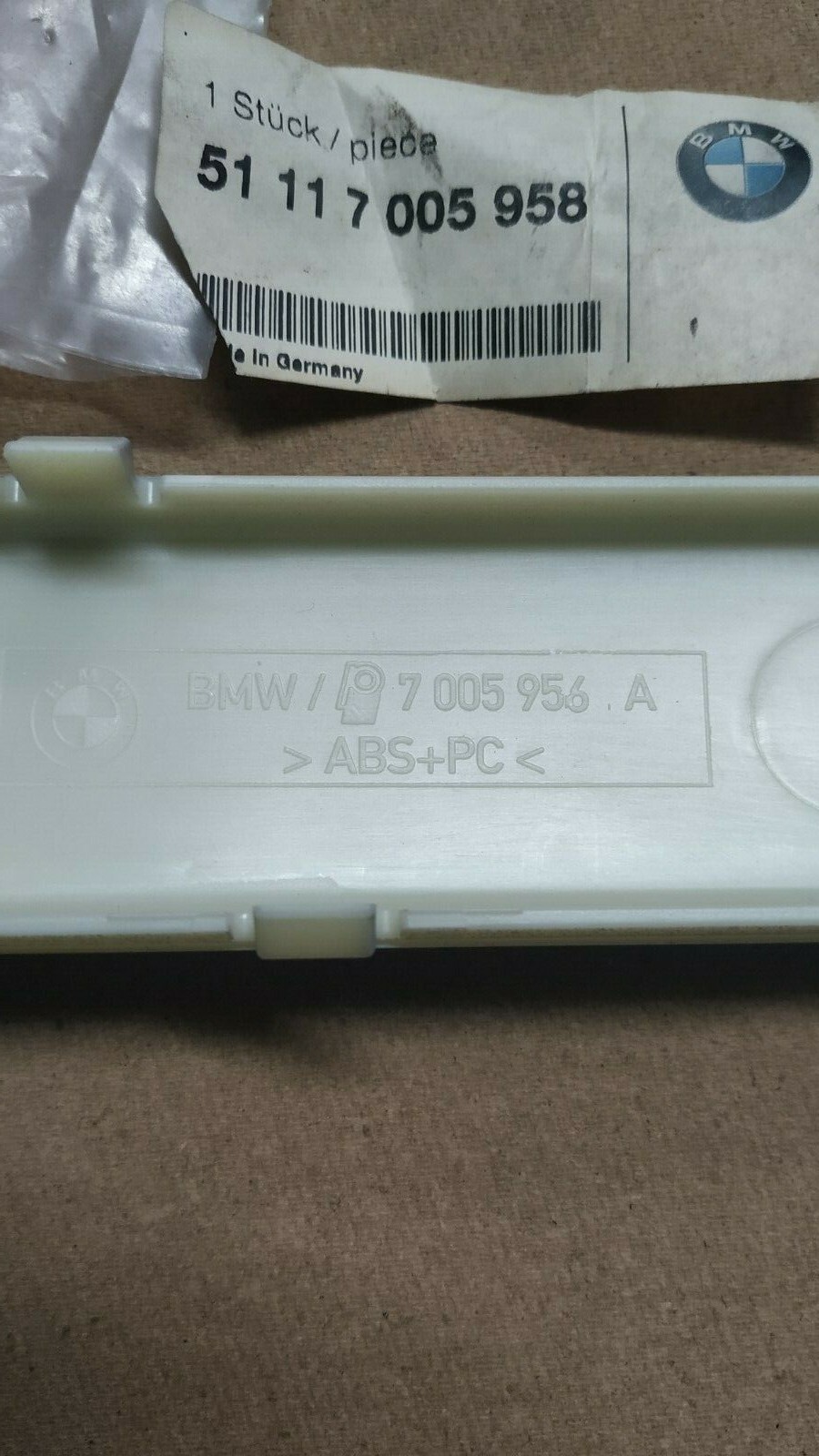 BMW E39 front bumper trim right primed genuine 51117005958 @ NEW @ 520i ...