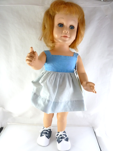 Chatty Cathy Mattel blonde blue eyes 20" Has string & inside turns No ...