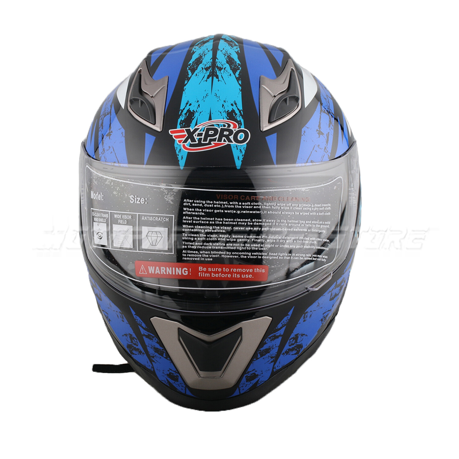 X-Pro Motorcycle Full Face Helmet Adult Street Bike Helmets DOT ...