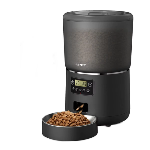 NPET 4L Automatic Smart Pet Feeder for Cats Dogs Multiple Pets with ...