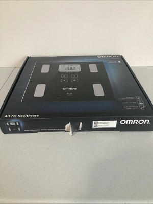 Omron BCM-500 Bluetooth Body Composition Monitor and Scale - Black ...