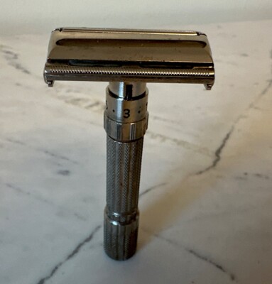 Gillette Fat Boy Adjustable Vintage DE Safety Razor - G3 1961 | eBay