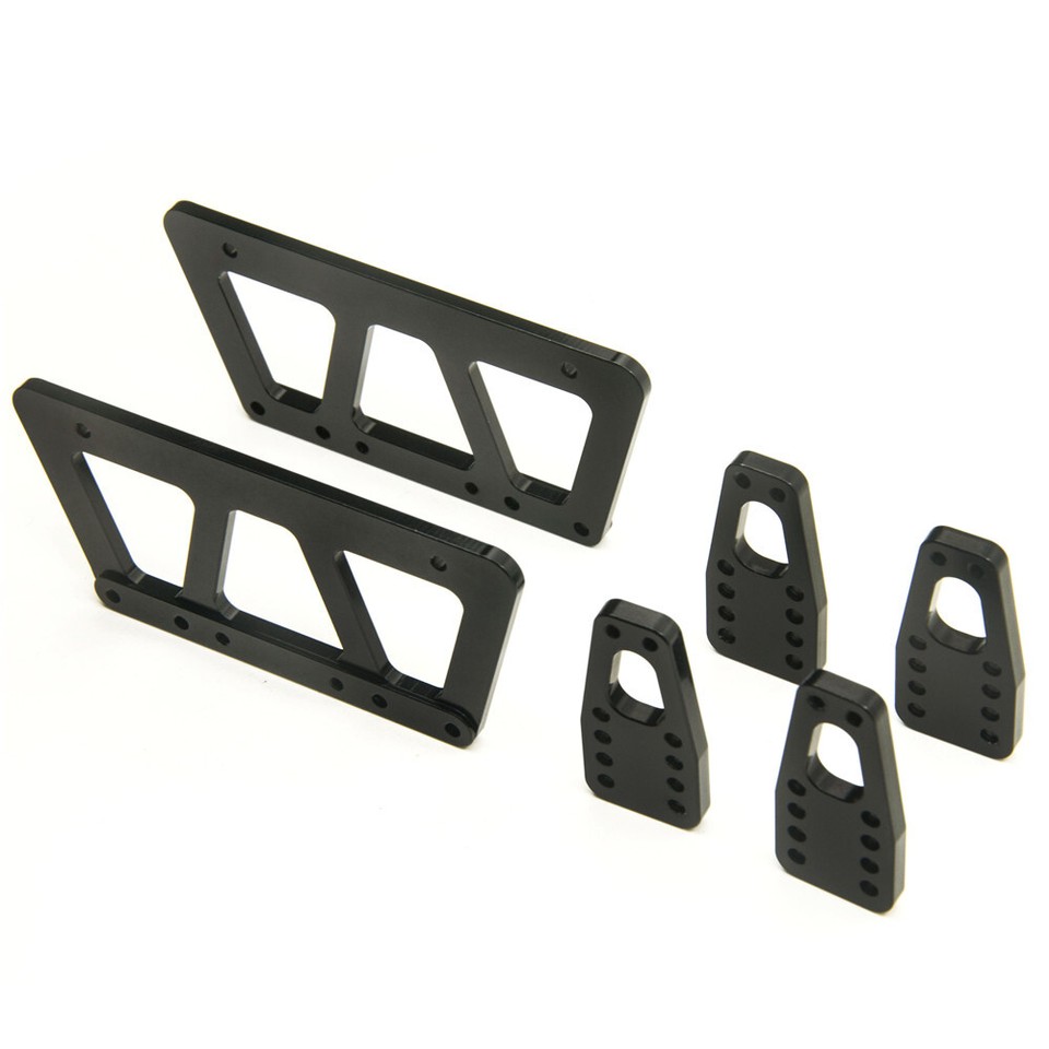 Alloy Chassis Mount Lift Plate Kit for Axial SCX10 1/10 RC Crawler Car ...