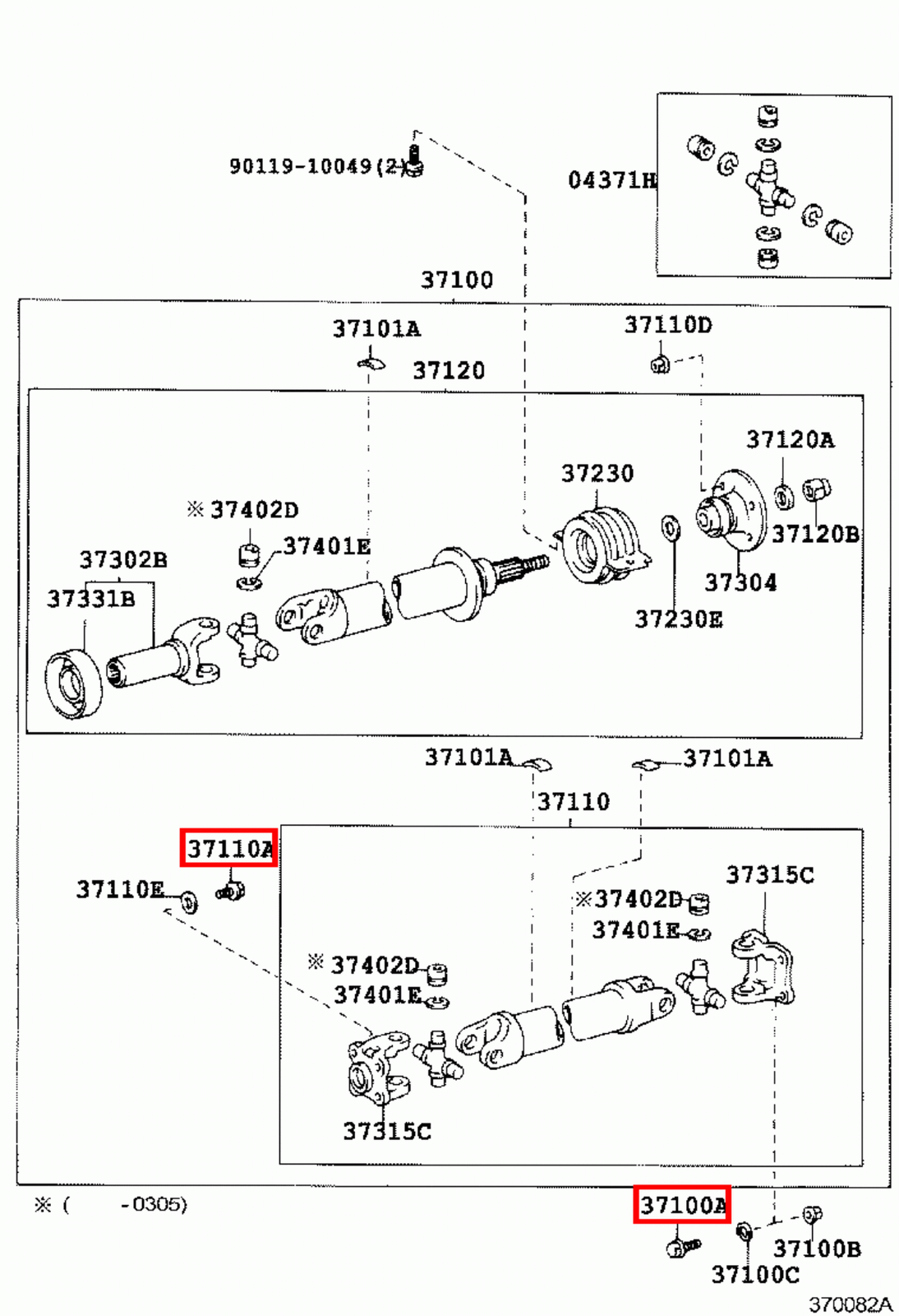 Genuine Hilux RN30 RN135 RN130 RN110 RN106 RN105 LN91 LN90 LN86 ...