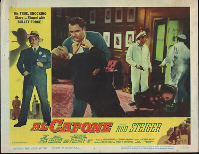 AL CAPONE original lobby card ROD STEIGER 11X14 1959 movie poster | eBay