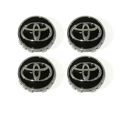Toyota Camry Avalon RAV4 C-HR Prius VS Corolla 62mm Wheel Center Caps ...