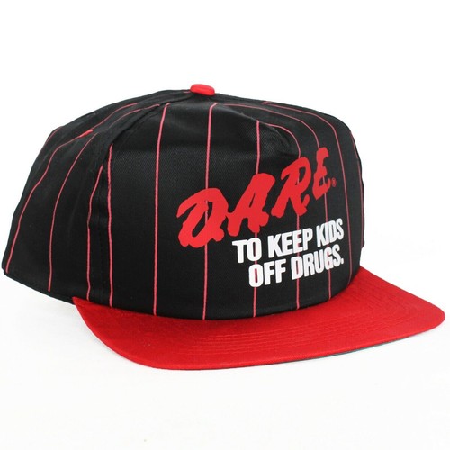 Vintage DARE 90s Era Snapback Hat Cap to keep kids off drugs D.A.R.E ...