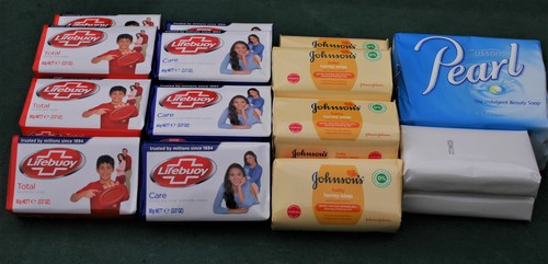 Soap - 6 Bar Packs Johnson's - Dove - Nivea - Palmolive - Lux - Dettol ...