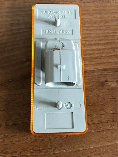 4x Rubbolite Amber LED Side Marker Lamp Light MERCEDES ACTROS AXOR ...