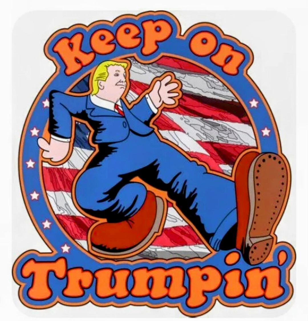 4 - PACK KEEP ON TRUMPIN HOT ROD RAT FINK TRUMP MOTORCYCLES GUNS ...