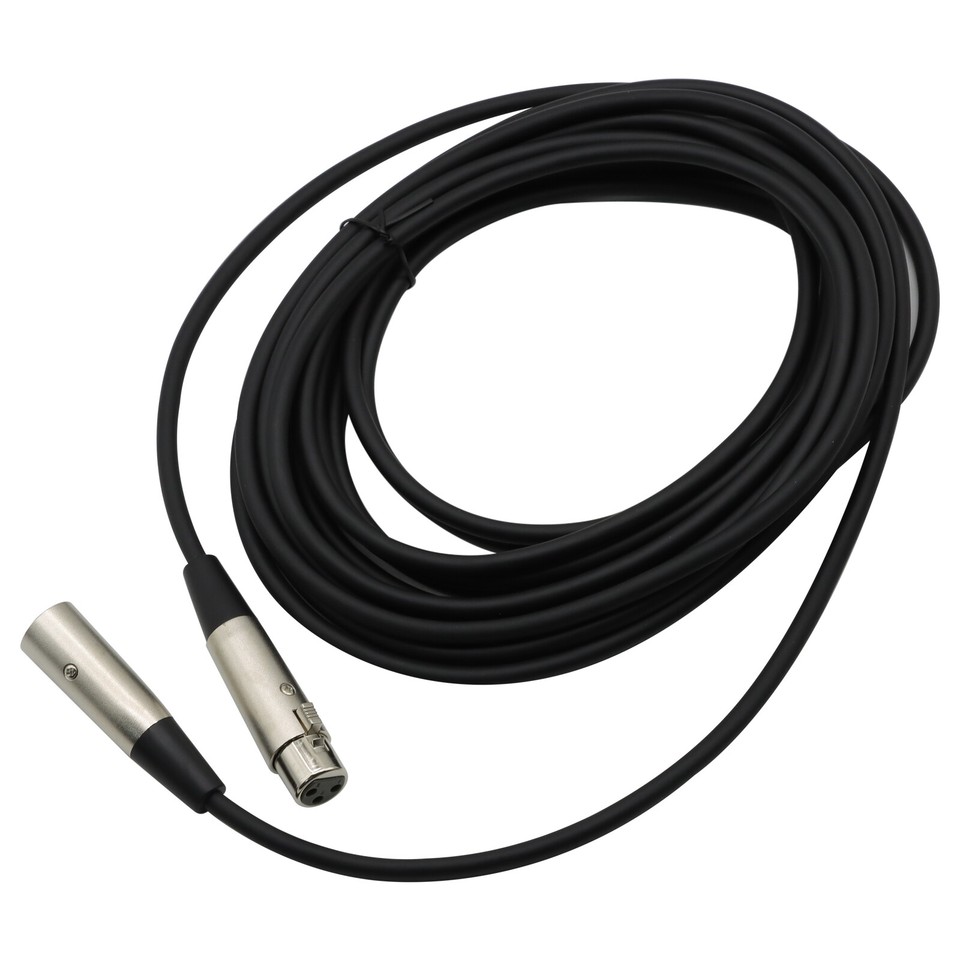 Premium XLR Male to Female All Sizes Microphone Cable Balanced 3 Pin ...