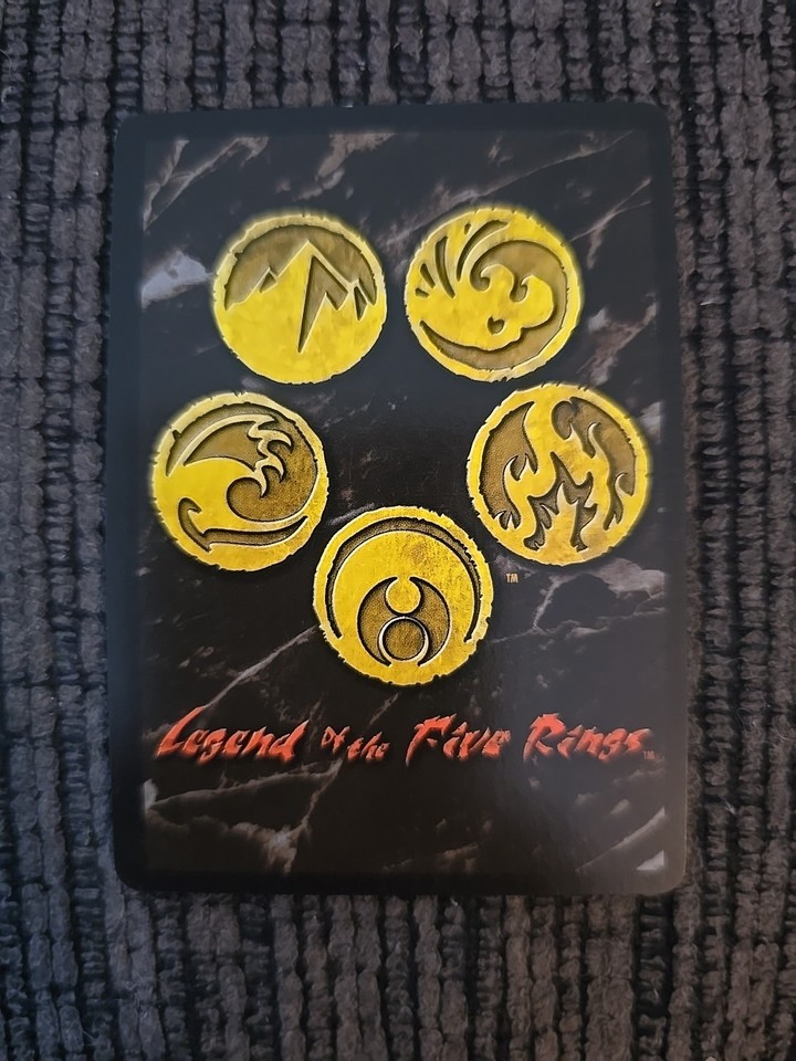 Legend of the Five Rings L5R CCG IvE Ivory Edition Mirumoto Yasushi | eBay