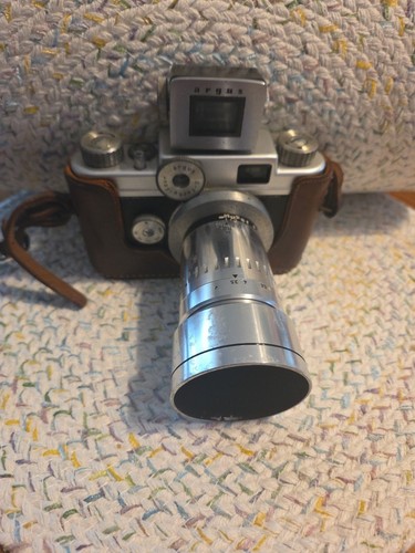 Vintage Argus film Camera C Forty Four C44 w/ Cintagon Argus f3.5 100mm ...