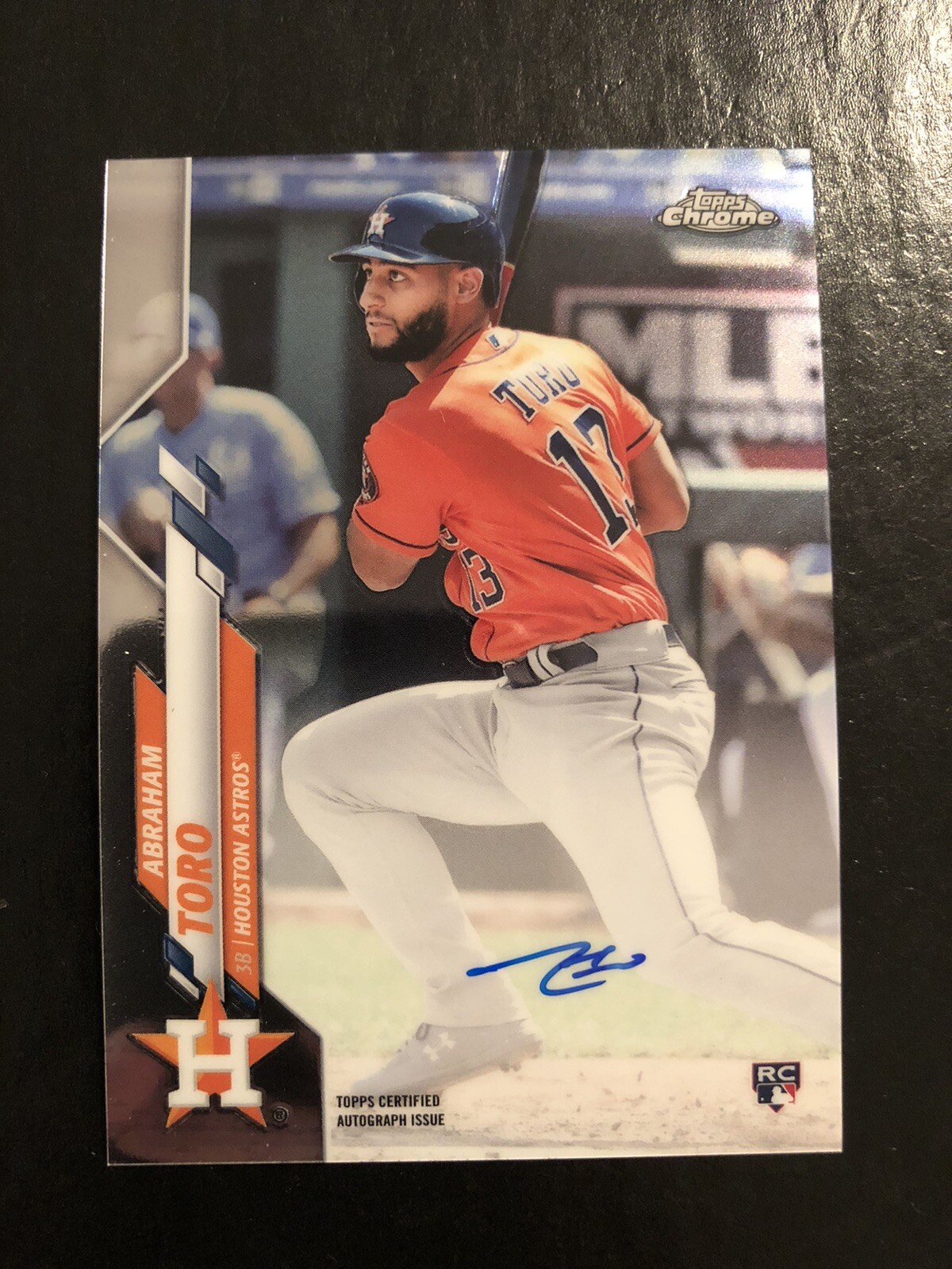 2020 Topps Chrome Abraham Toro #RA-AT Autograph Auto Rookie RC Astros ...