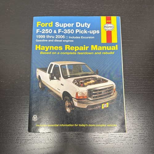 Haynes Repair Manual 36060 Ford Super Duty F-250 & F-350 Pick-Ups 1999 ...