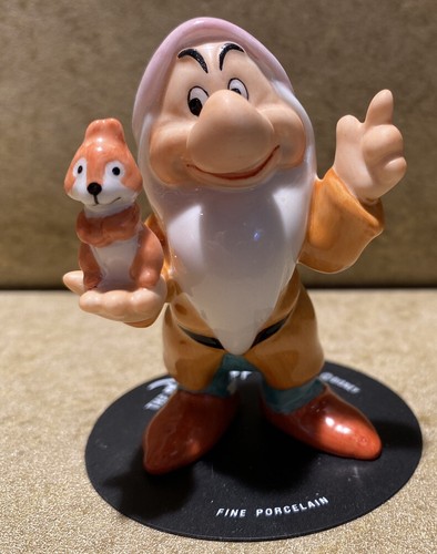 The Disney Store Snow White & The Seven Dwarfs Fine Porcelain Grumpy ...