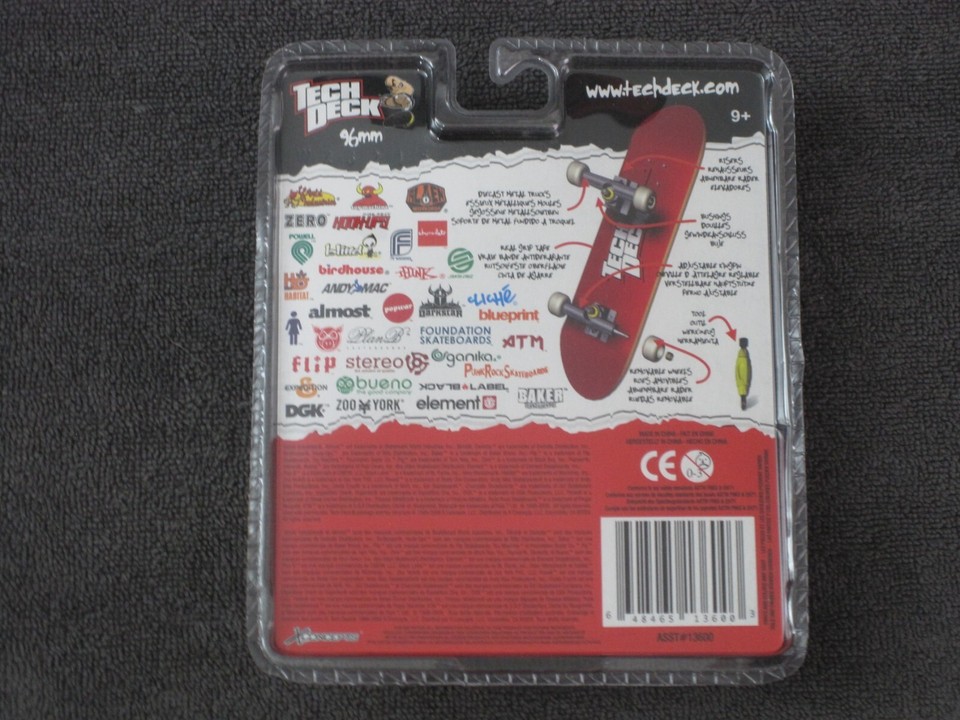 Zero Tech Deck skateboard 96mm fingerboard Vintage NOS Sealed Cole ...