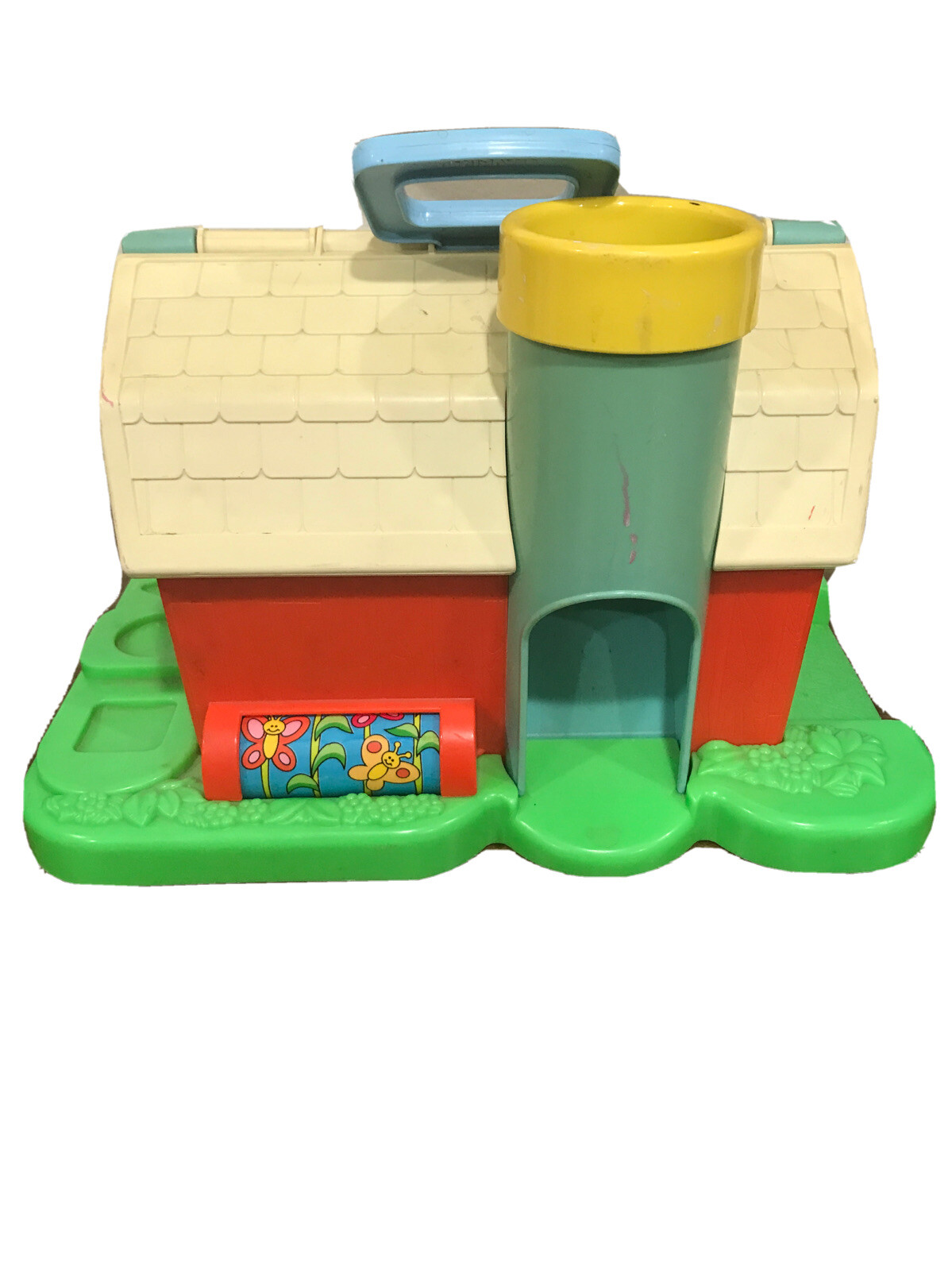 Vintage 1987 Playskool Farm Barn Weebles Animals Tractor People Car ...