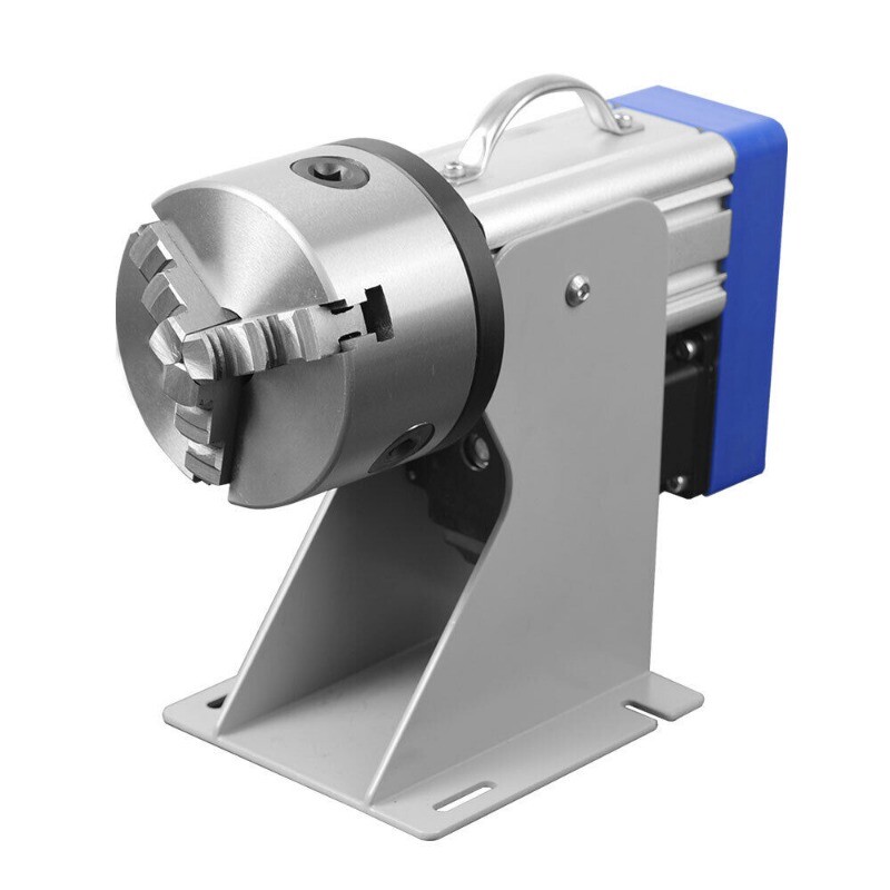 D69/80/100/125MM Rotary Axis for Laser Marking Machine Three-jaw Rotary ...
